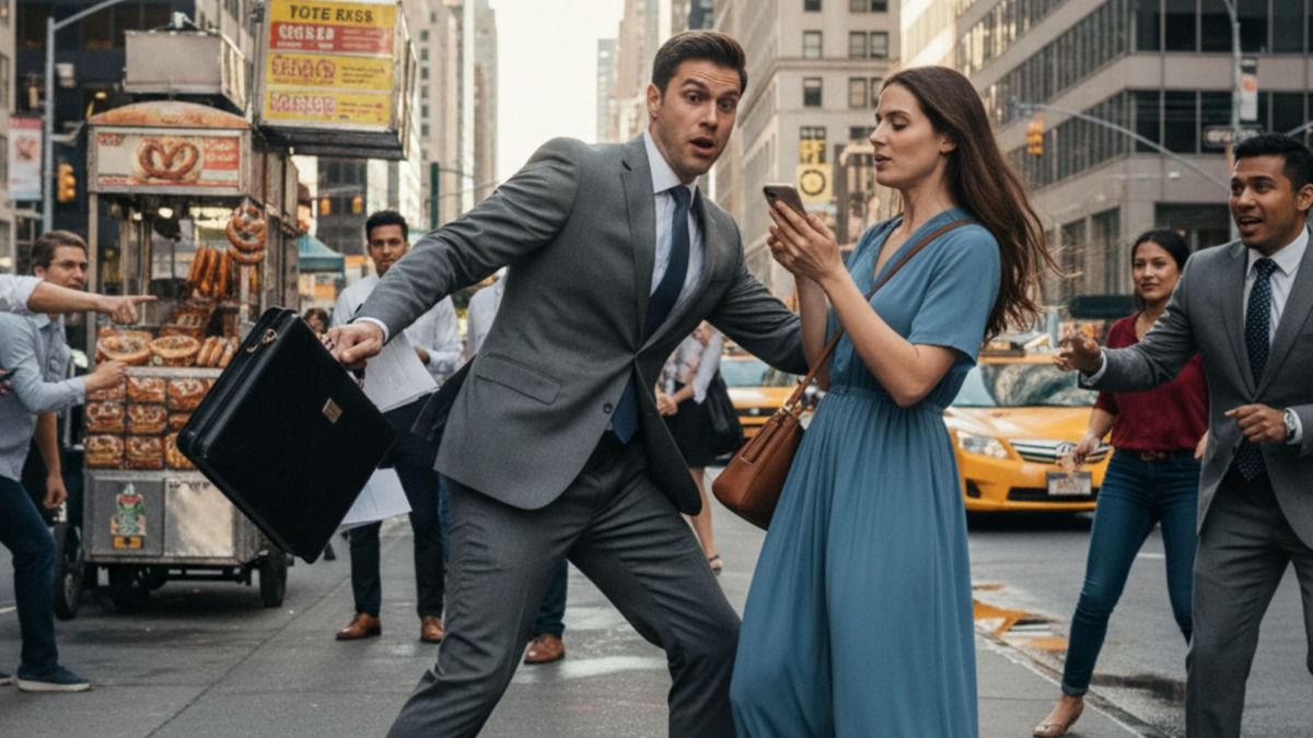 AITA for not throwing myself out of the way of someone walking straight ...