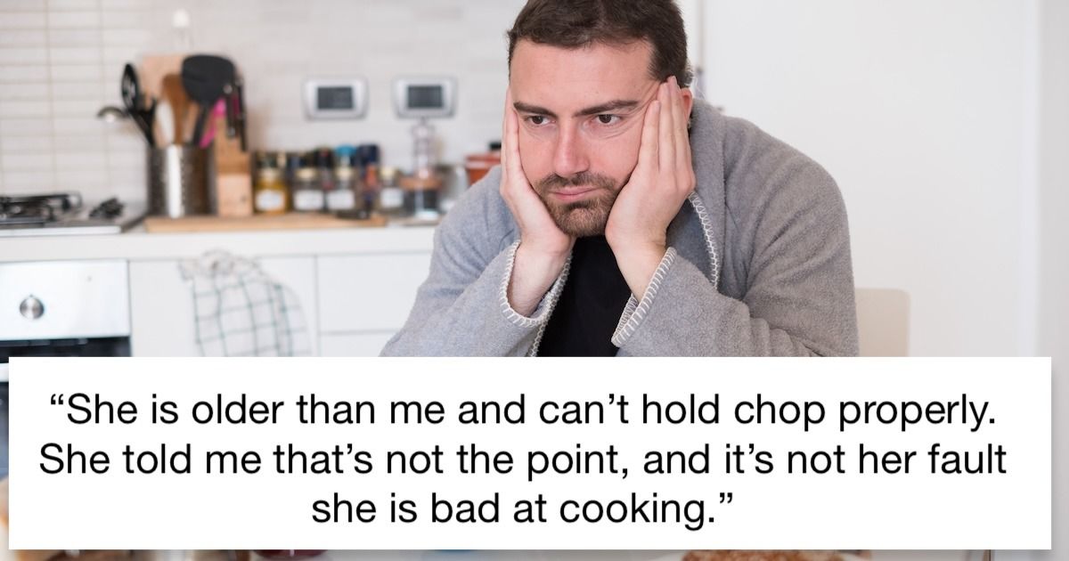 'AITA for agreeing with my mom that it’s pathetic my wife can’t cook ...