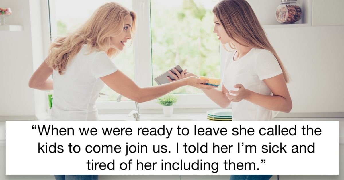 'AITA for calling out my mom for ruining our quality time by always bringing her stepkids ...