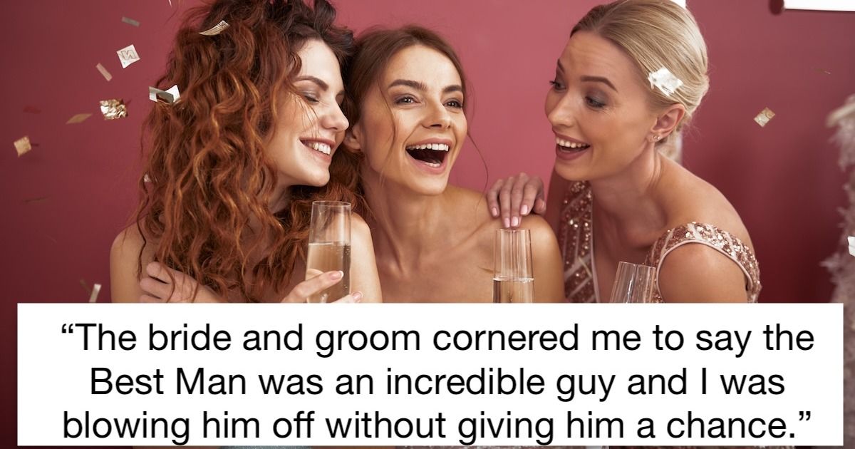 'AITA for ditching a wedding that I was MOH in because the bride set me up with the best man ...