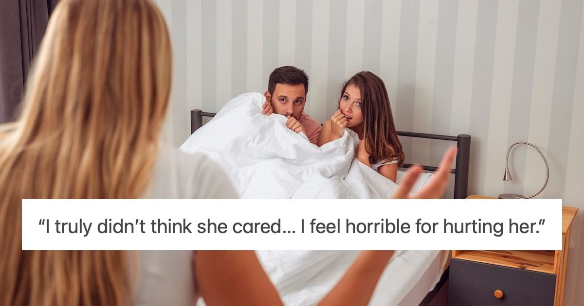 'AITA for bringing over another woman a month after my wife broke up with me, but was still ...