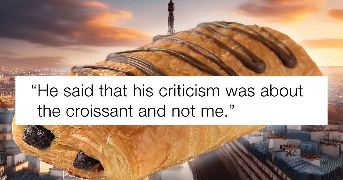 'AITA for correcting my husband about a chocolate croissant ...