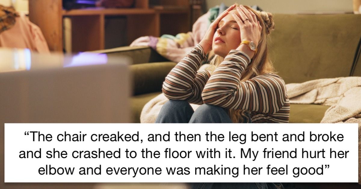 'AITA for demanding my friend pays for the nice chair she broke? Our ...