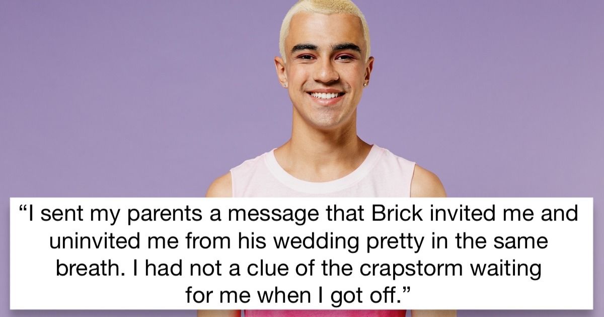 'AITA for not caring that I was uninvited to my older brother’s wedding ...