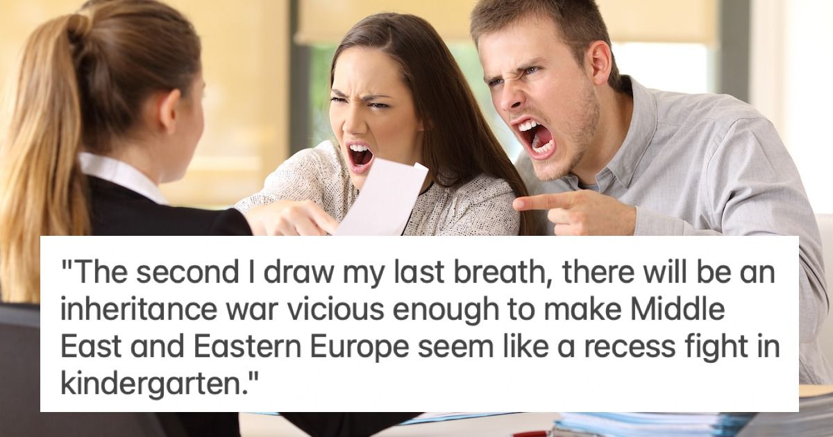 Dying father's will secret causes major family feud over unfair ...