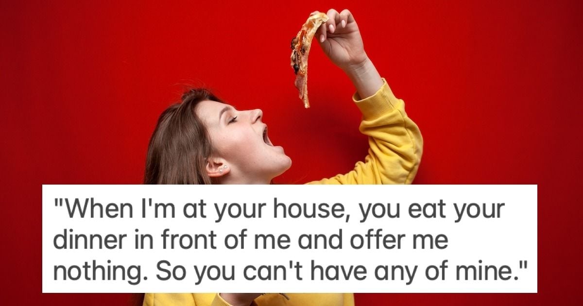 'AITA for refusing to share my pizza with my boyfriend?' UPDATED | Someecards AITA