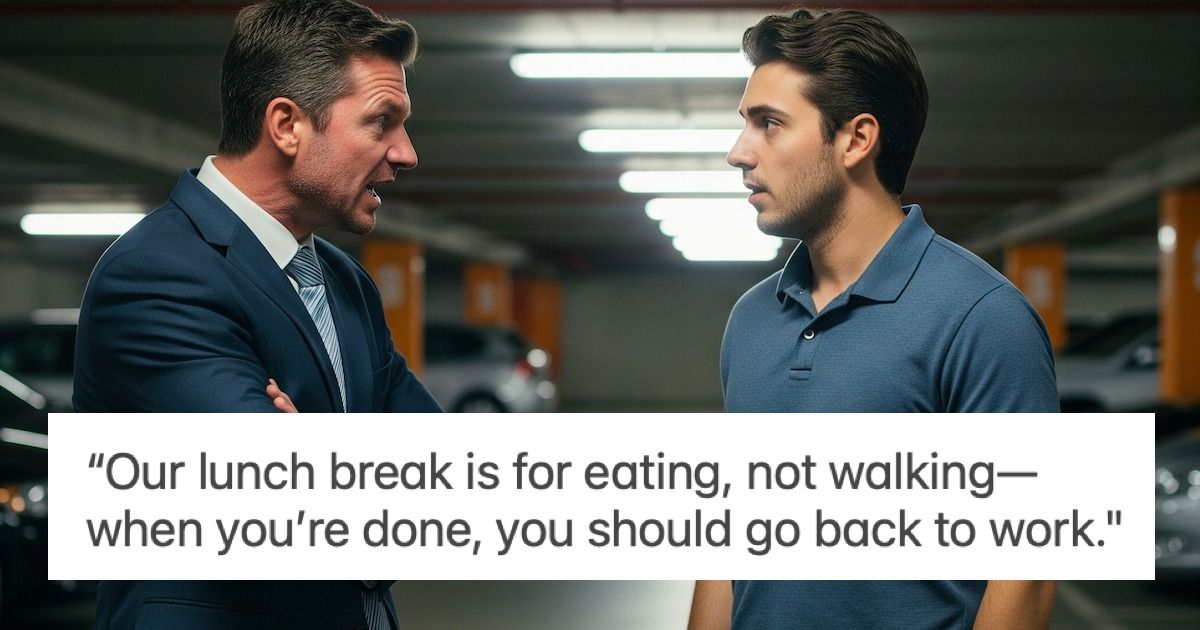 'AITA for taking walks on my lunch break?' | Someecards AITA