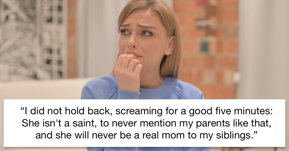 'AITA for going off on my sister's foster mom? She celebrated the fact that she's now an orphan ...