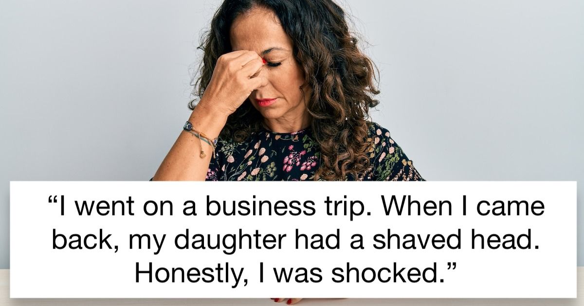 'AITA for being mad at my husband after he let our daughter shave her head?' MAJOR UPDATE ...