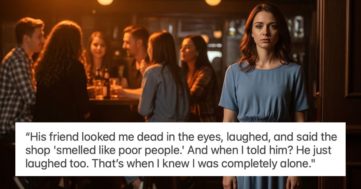 She cried in the shower after his friend humiliated her – and he just ...