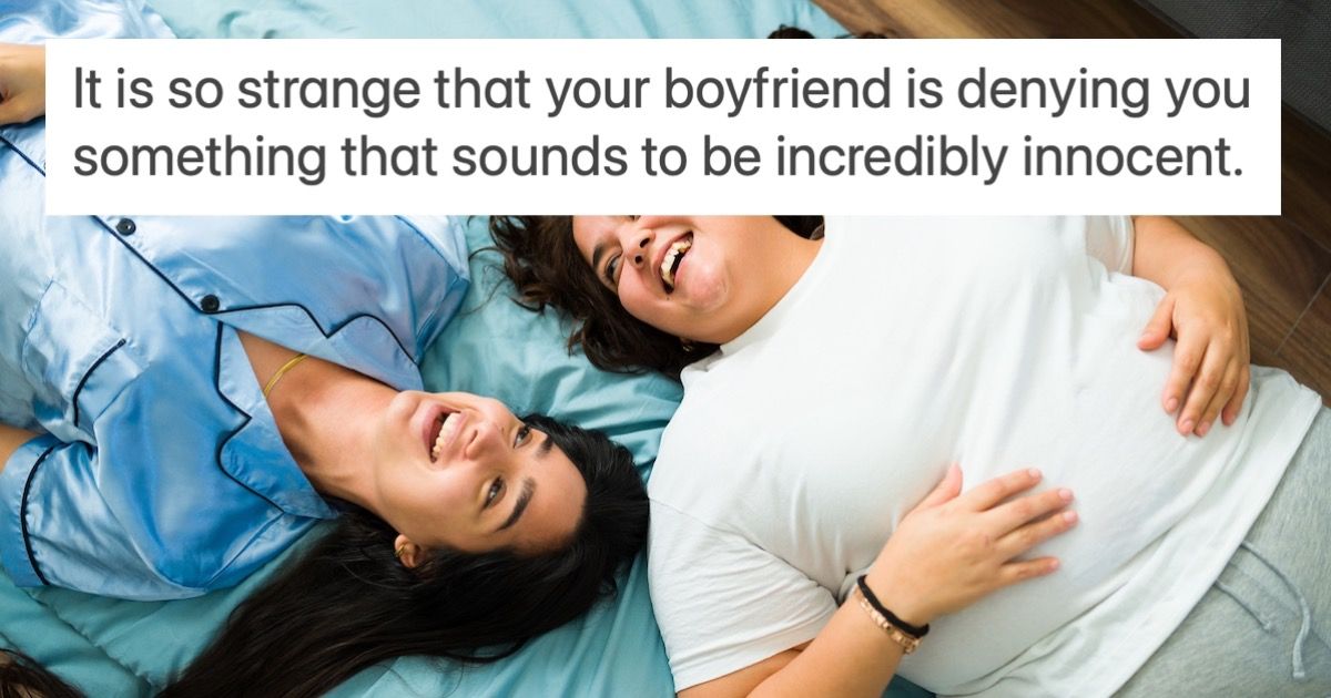 BF forbids GF sharing a bed with childhood friend; 'it’s not a ...