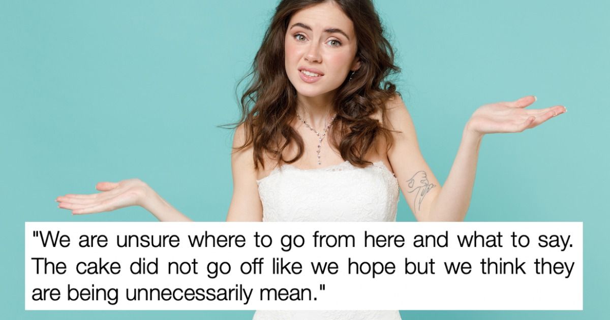 'AITA for the way we handled the cake at our wedding?' | Someecards AITA