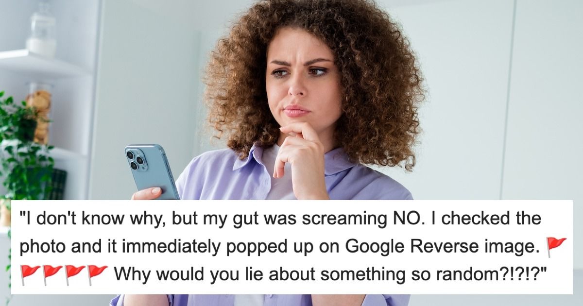 'Caught my BF lying about something really weird, and it made me ...