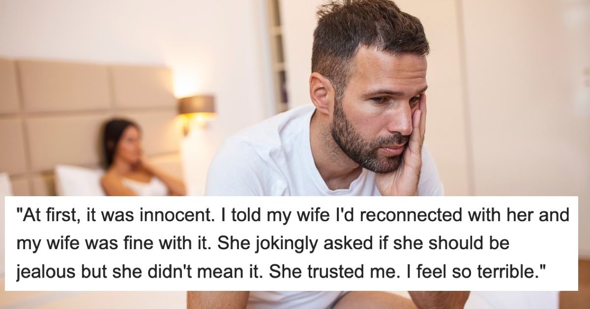 'I need to confess to my wife that I let things get out of hand with ...