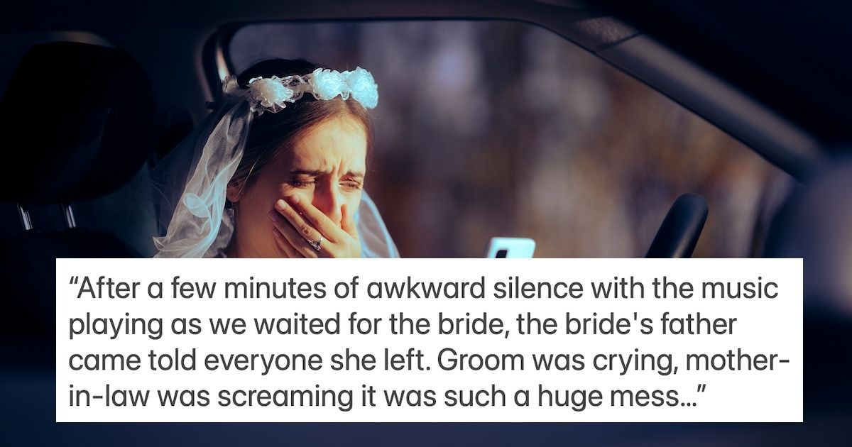 'AITA for defending a bride who left her husband at the altar?' UPDATED ...