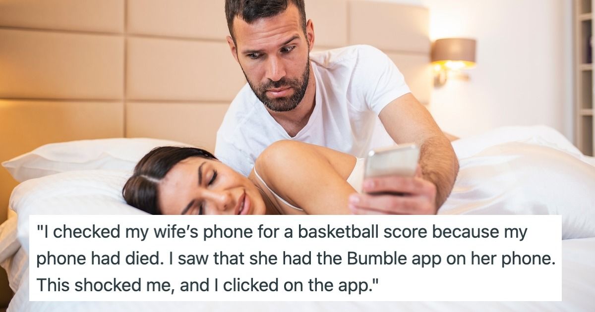 'AITA for considering divorce after I found a dating app on my wife’s phone?' + UPDATE ...