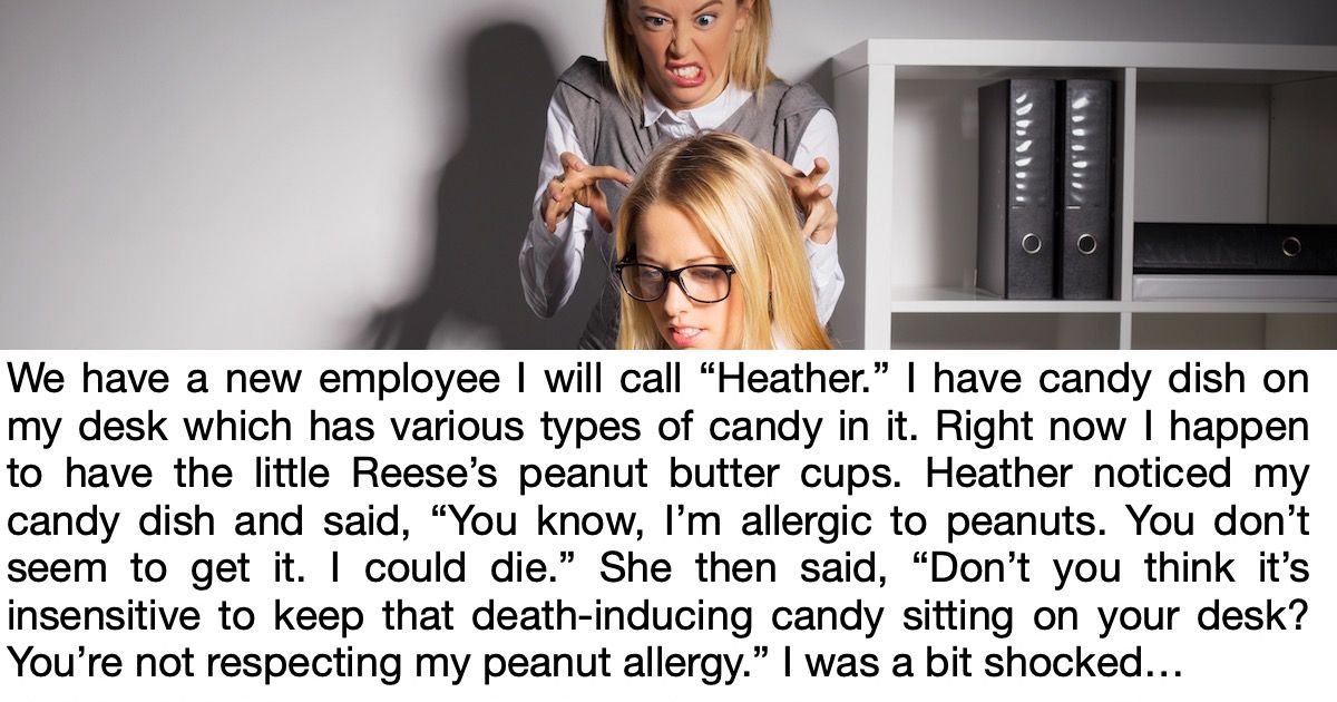Employee asks if they're wrong for not respecting coworker's peanut ...