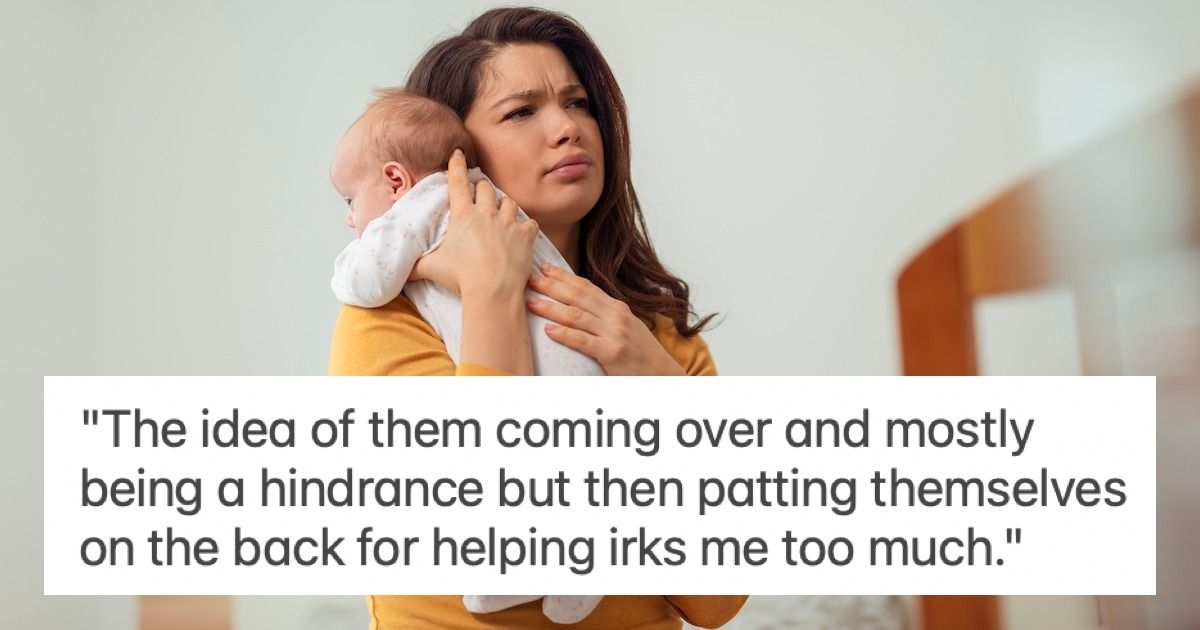 'AITA for telling family I didn’t find their visiting and holding my ...