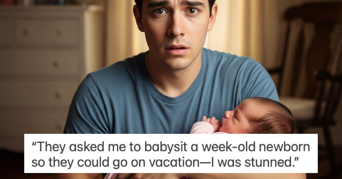 Parents ask friend to babysit their baby one week after birth while ...