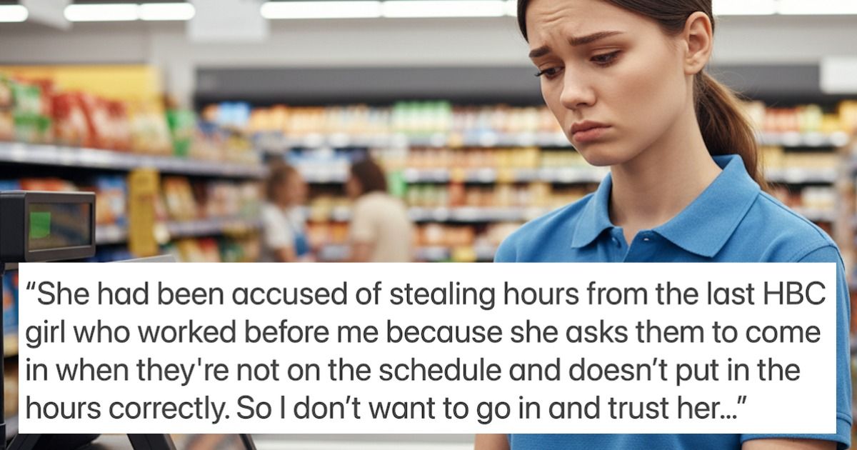 'AITA for not going into work when I’m not on the schedule?' 'My boss ...