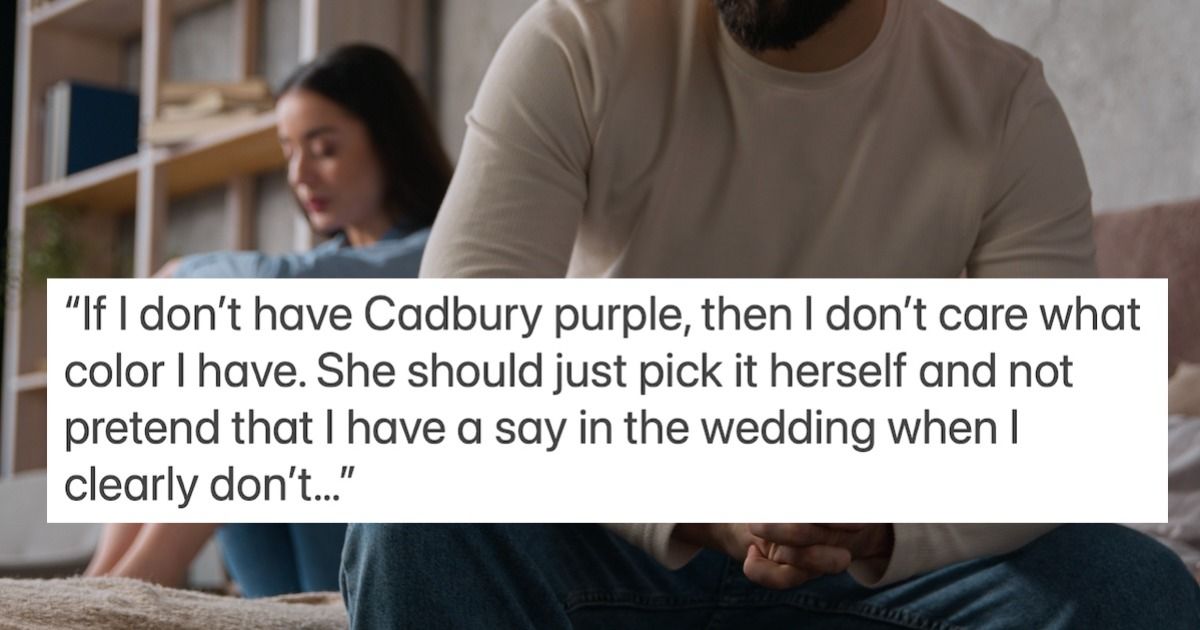 'AITA for not budging on my wedding color scheme?' | Someecards AITA