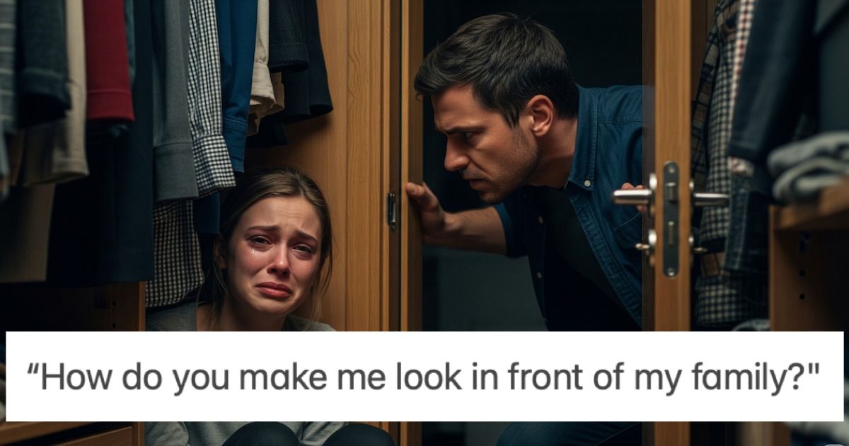 'My husband found me crying in the closet and got mad about how it made ...