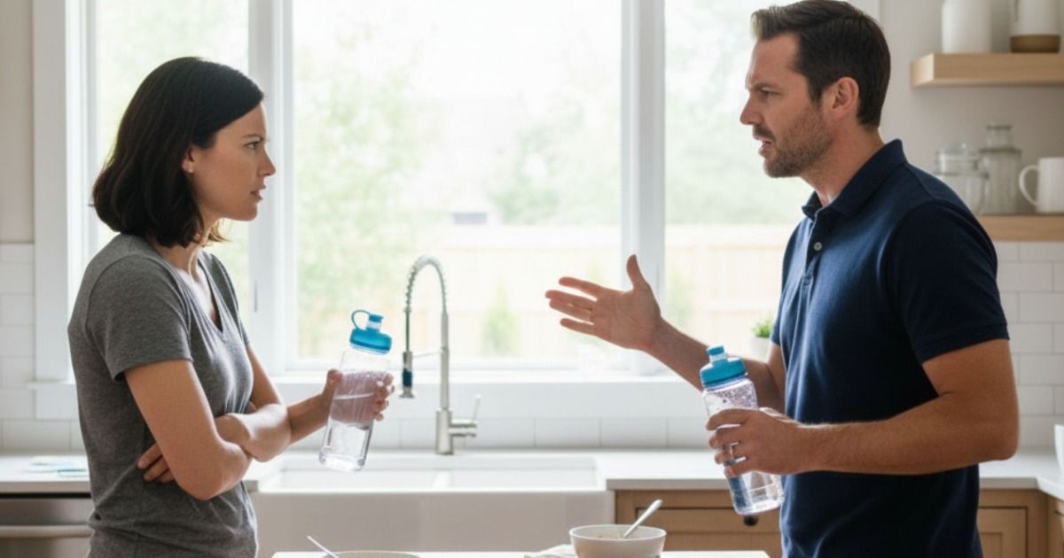 'My husband said it was my fault son threw up at school. Am I ...