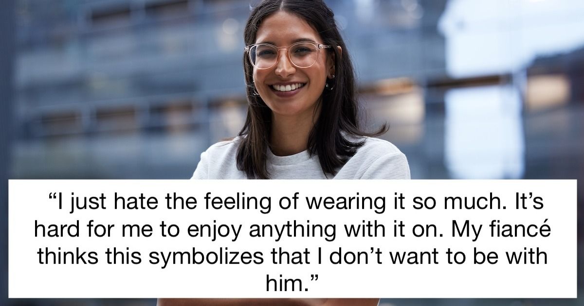 'I hate wearing rings and don’t want to wear my engagement ring. My ...