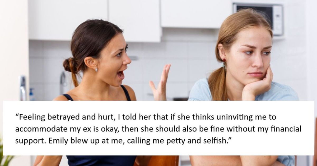 'AITA for refusing to pay for my sister’s wedding after she invited my ex instead of me ...