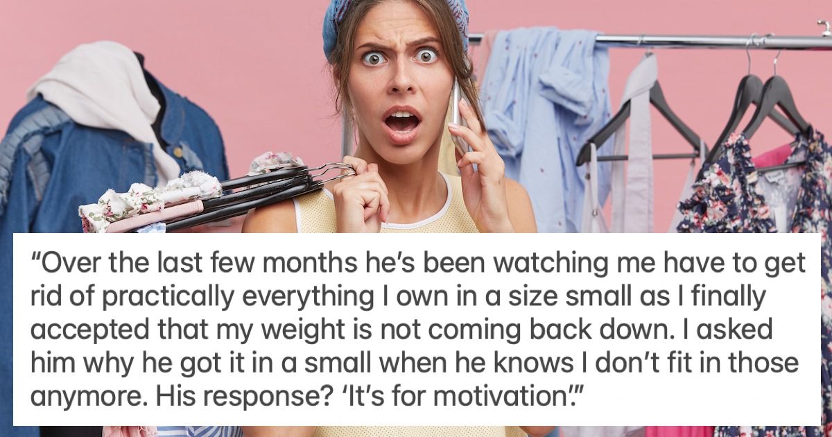 Man knows GF's struggle with weight, gifts her size small dress for ...