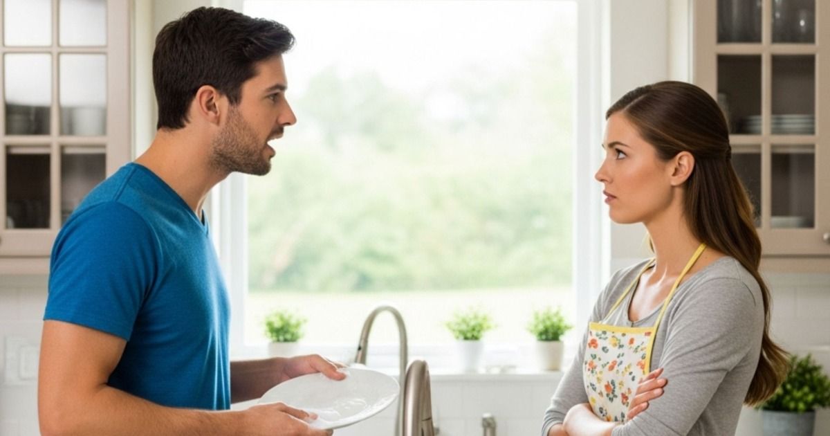 Man gives GF ultimatum: 'stop checking my work or I won't do the dishes ...
