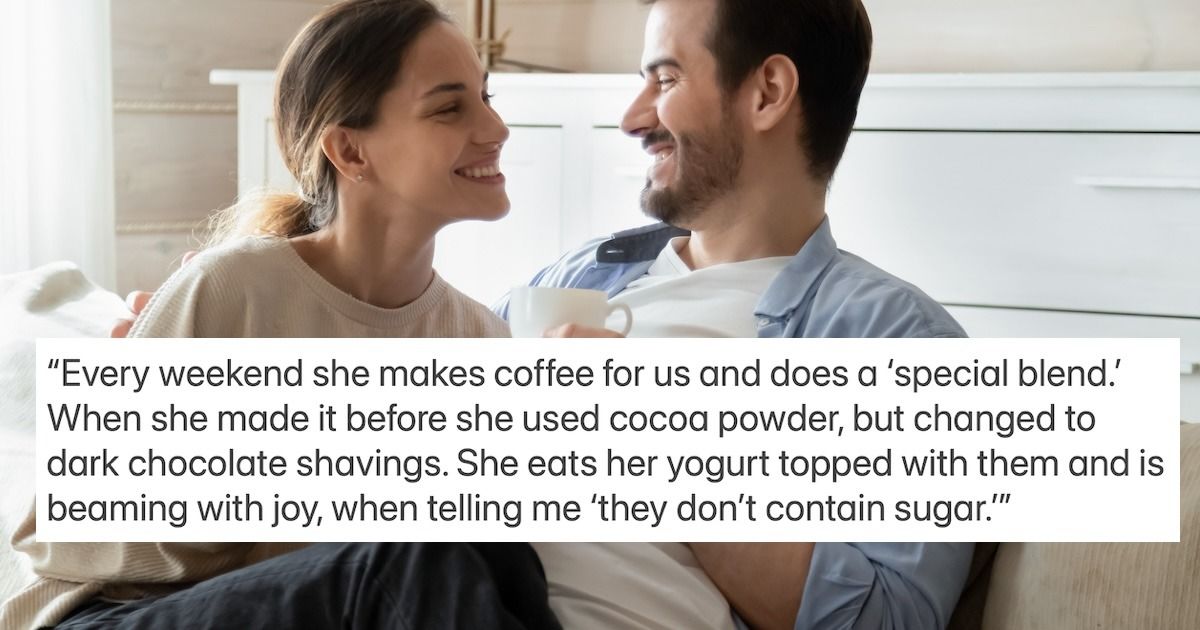 Man has moral dilemma over sugar-free partner continuing to eat ...