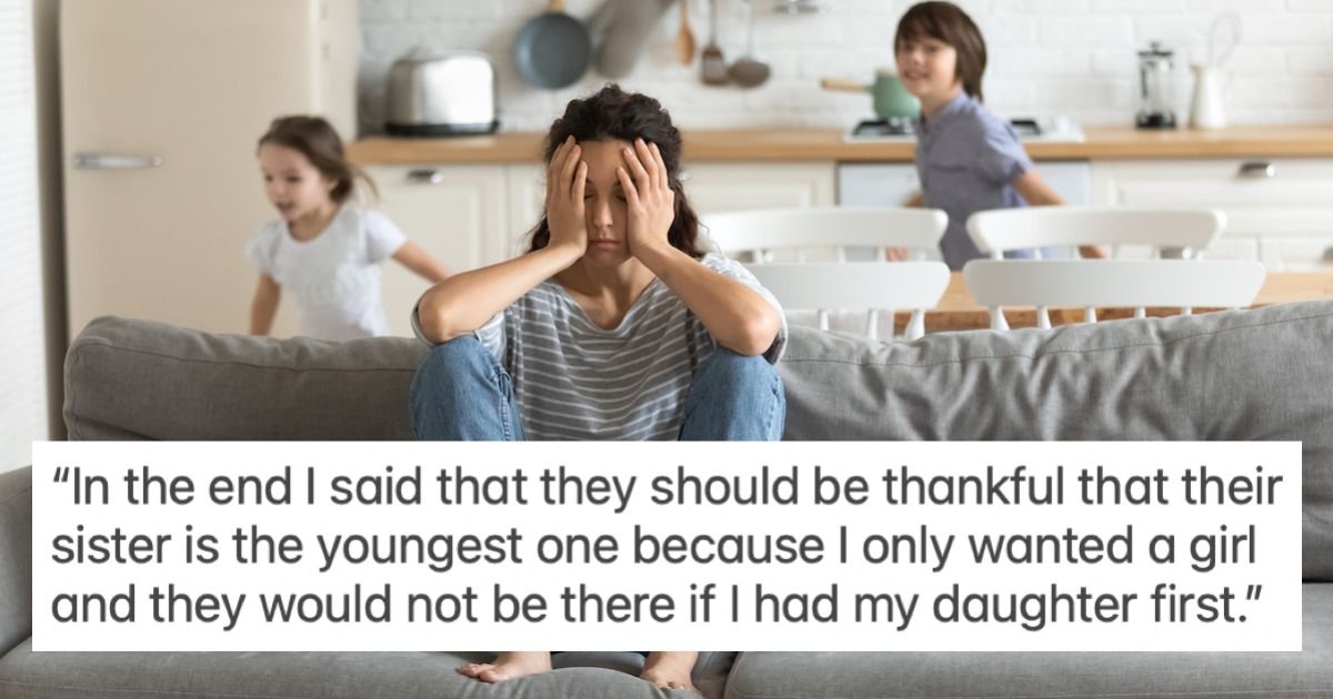 'AITA for telling my sons that we'd have only one child if my daughter ...