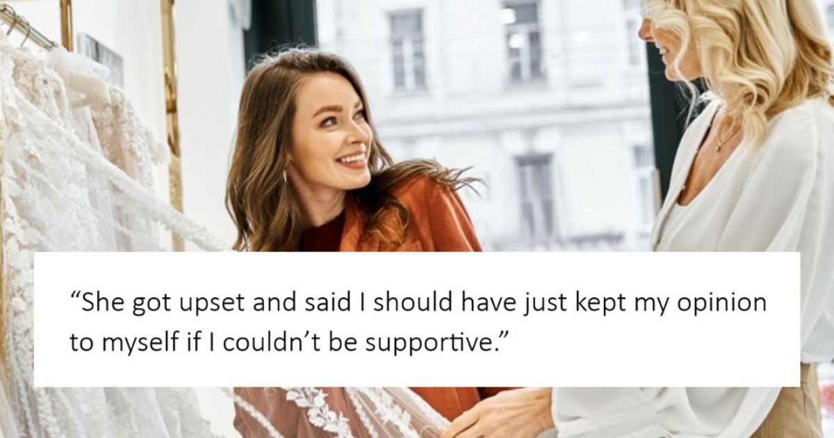 'AITA for telling my friend that the wedding dress that she wants to ...