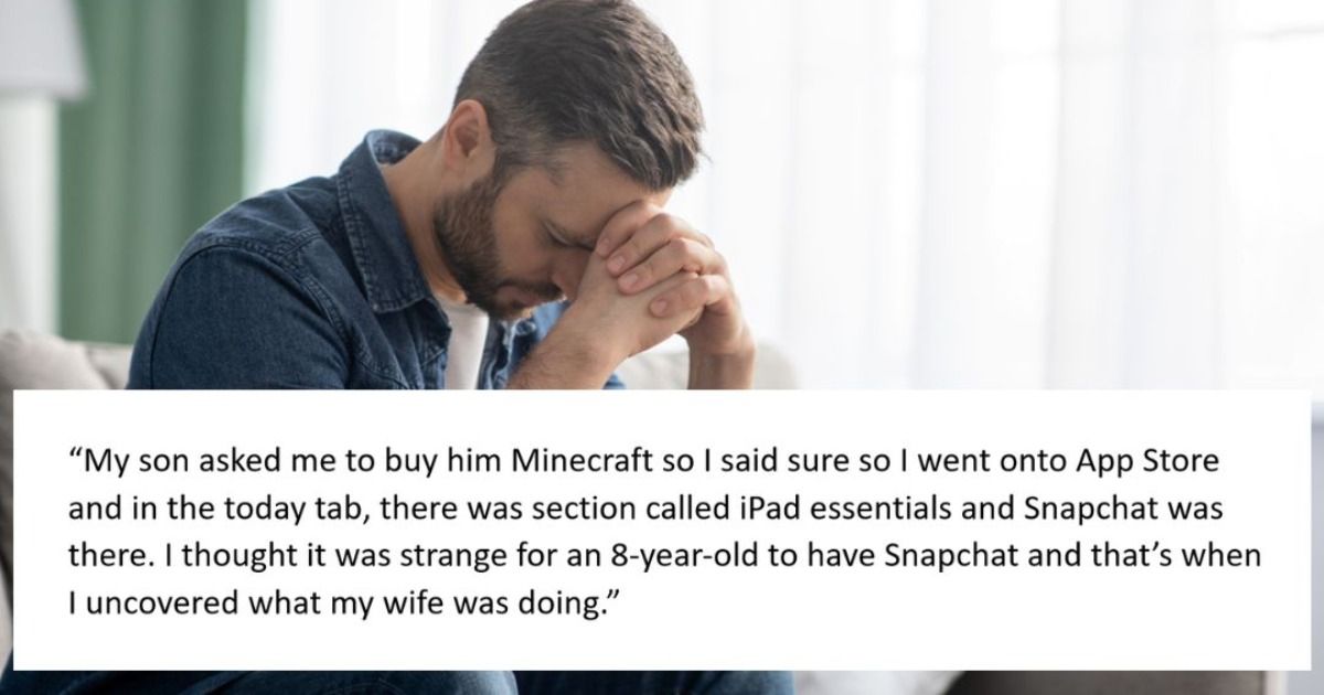 'AITA for divorcing after finding evidence of cheating on my son's iPad ...