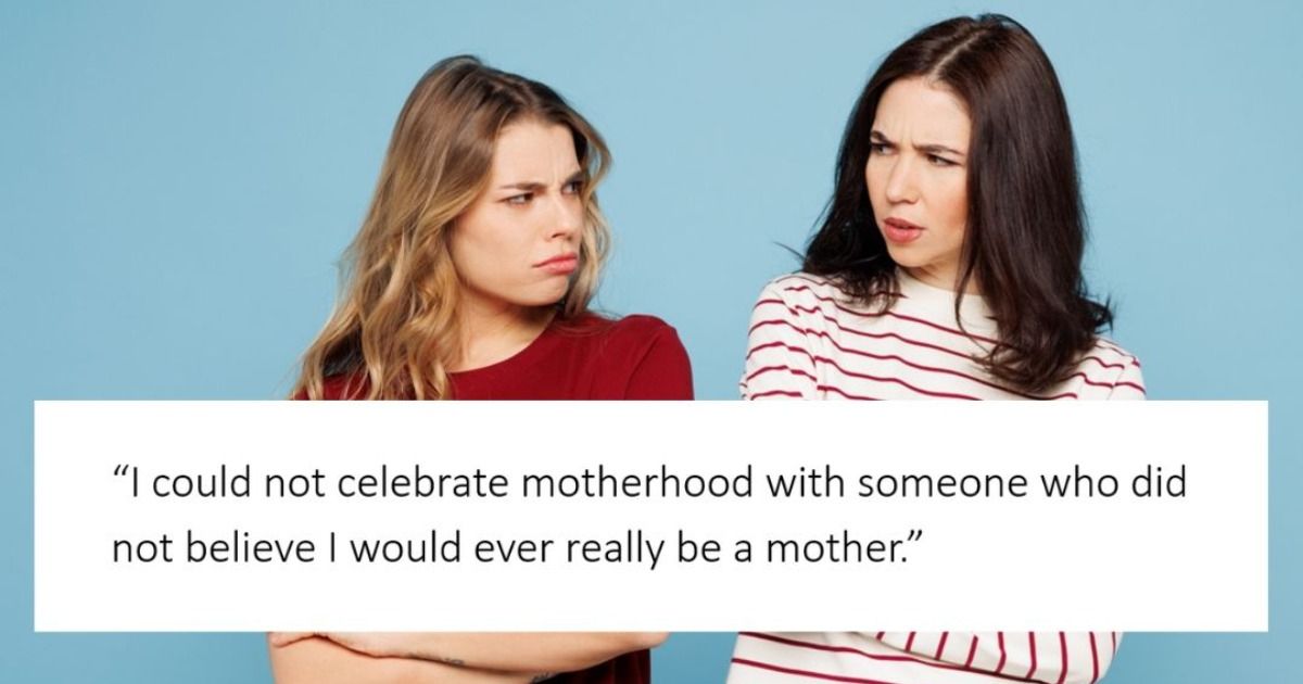 'AITA, my sister insinuated I'm not a real mother because of how I'm ...