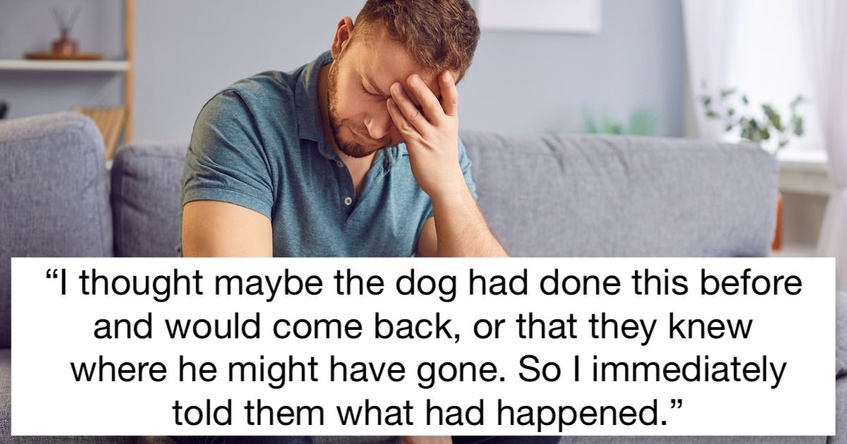 'AITA for opening the door like my fiancé's father wanted? The dog ...