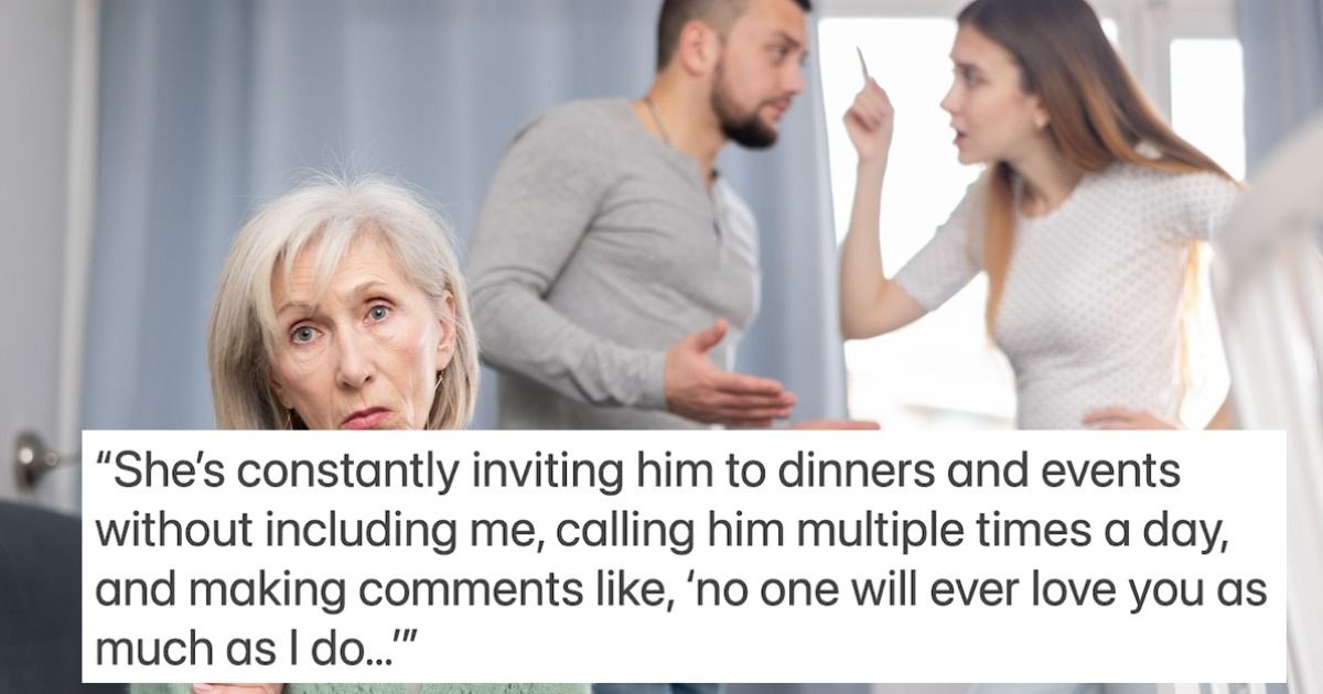 'AITA for refusing to let my MIL see my son because she keeps interfering in my marriage ...