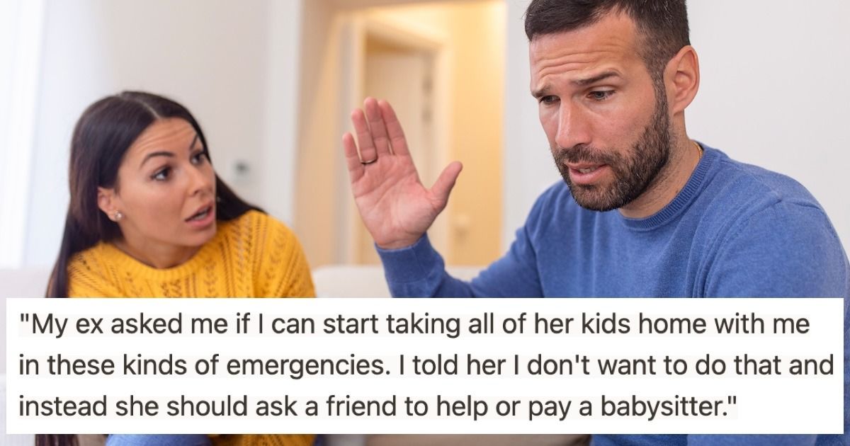 'AITA for refusing to babysit for my ex's kids while her husband is in the hospital ...