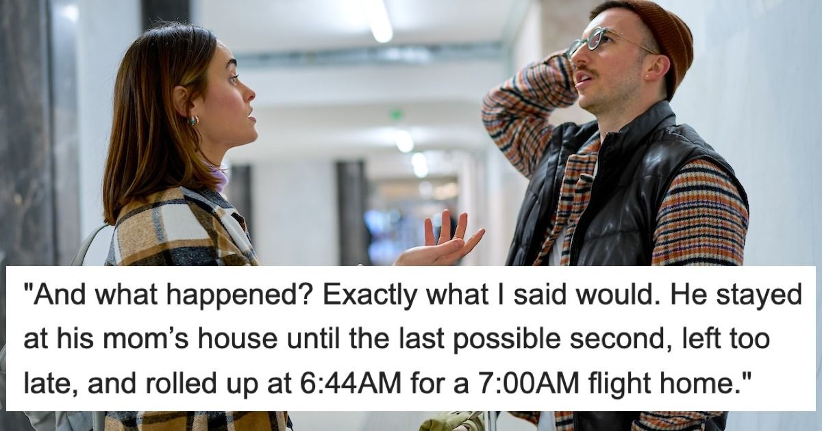 'AITA for refusing to 'rescue' my husband when he missed his ...