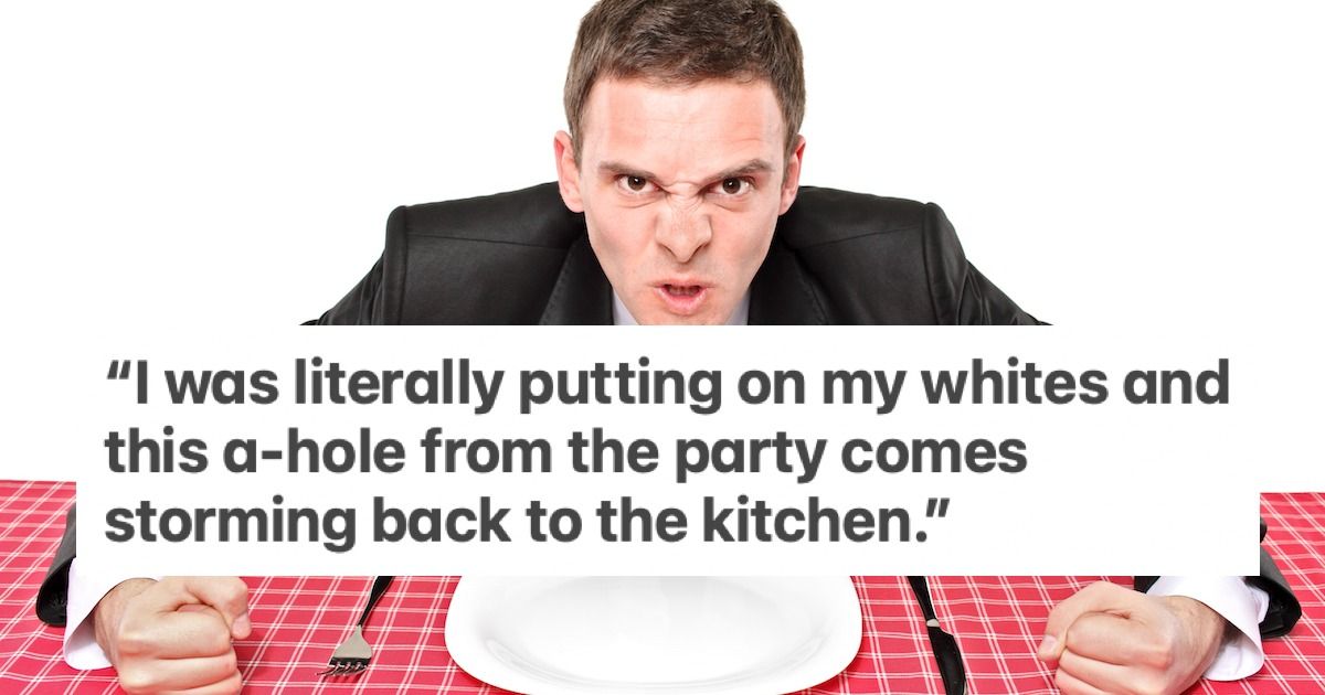 Local 'celebrity' screams about dirty fork, accidentally stabs ...