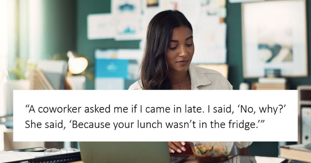 "AITA for reporting someone for stealing my lunch because I don't know ...