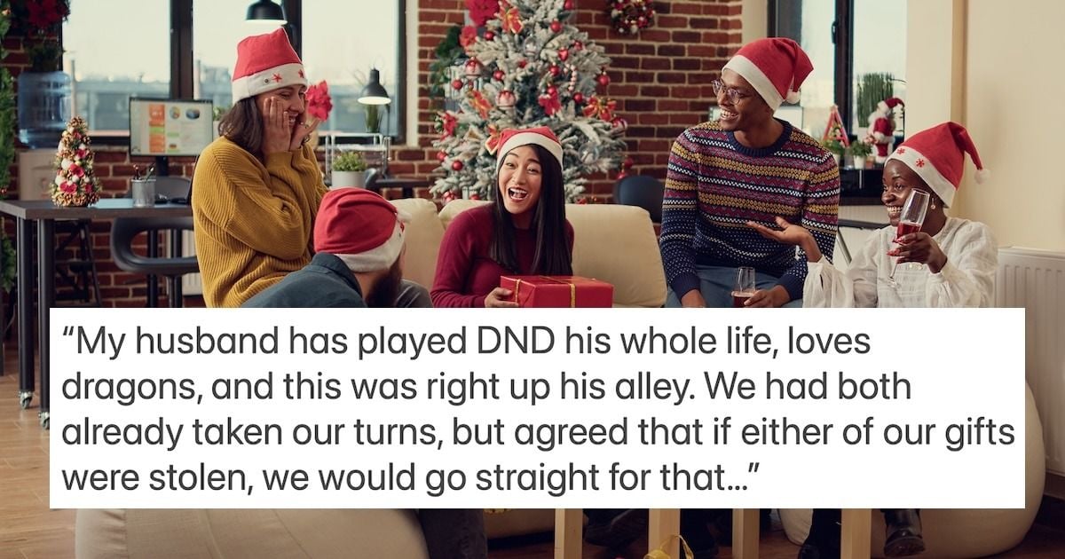 'AITA for stealing a present from a child?' 'She was the only child at ...