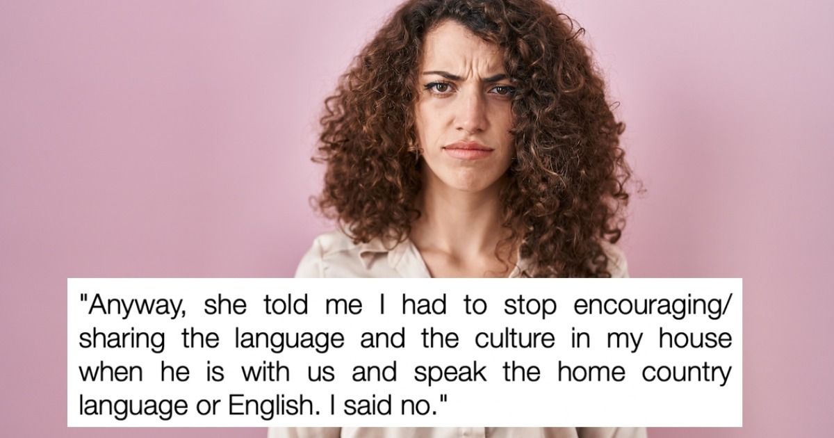 Stepmom teaches stepson native language against bio mom's wishes. 'He's ...