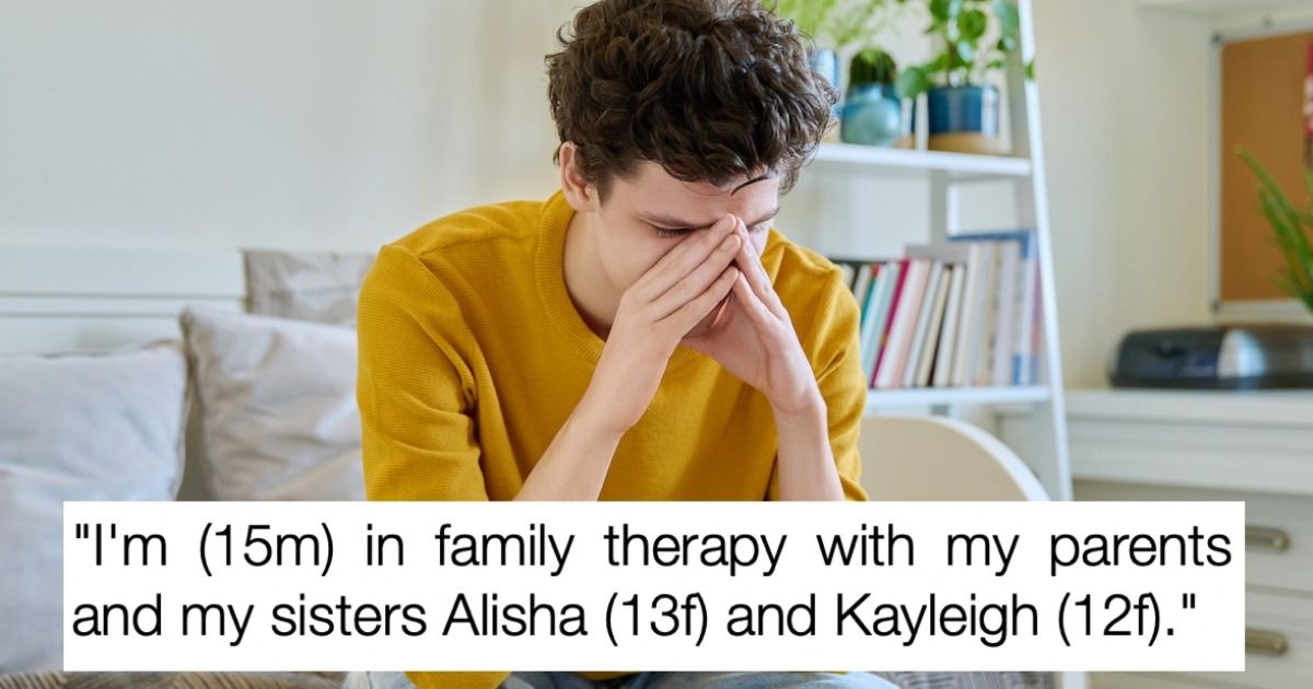 'AITA for embarrassing my parents in family therapy?' | Someecards AITA