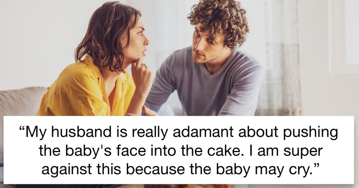 'AITA for telling my husband no to cake smashing on our son's first ...