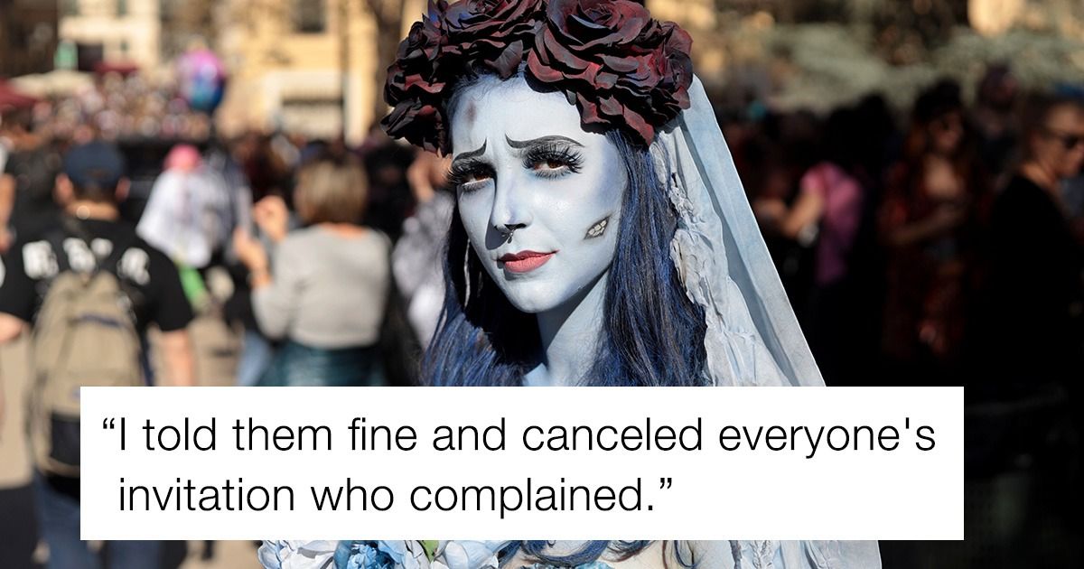 'AITA for uninviting 25 family members 6 weeks before my wedding ...