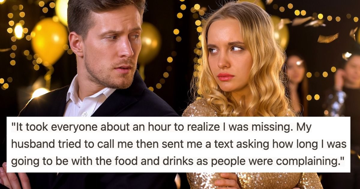 'AITA for walking out of my husband's birthday party?' | Someecards AITA