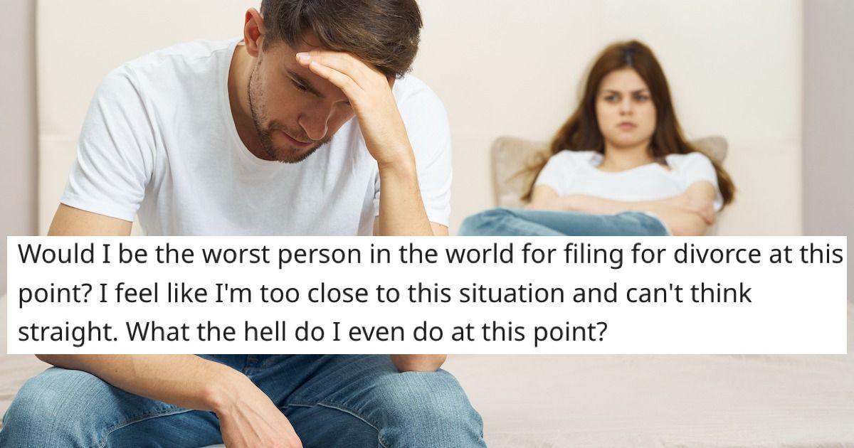 'What my wife did during our separation makes me want to make it ...