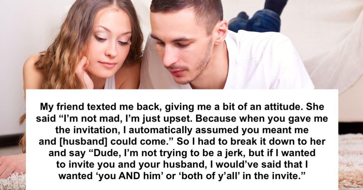 'AITA for not inviting my friend's husband to my birthday party ...